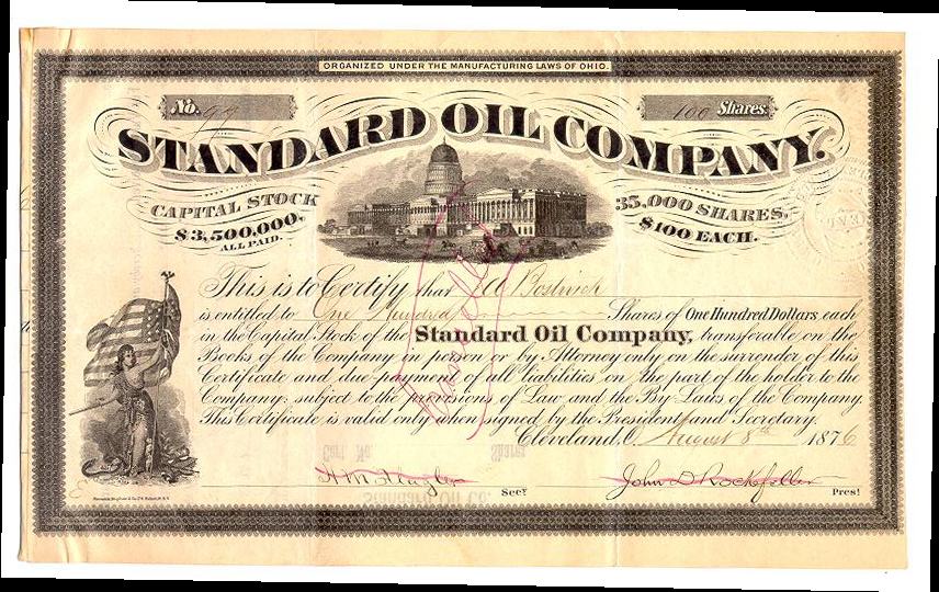Old Oil Stock Certificates Available for Online Purchase - NORRICO, Inc.